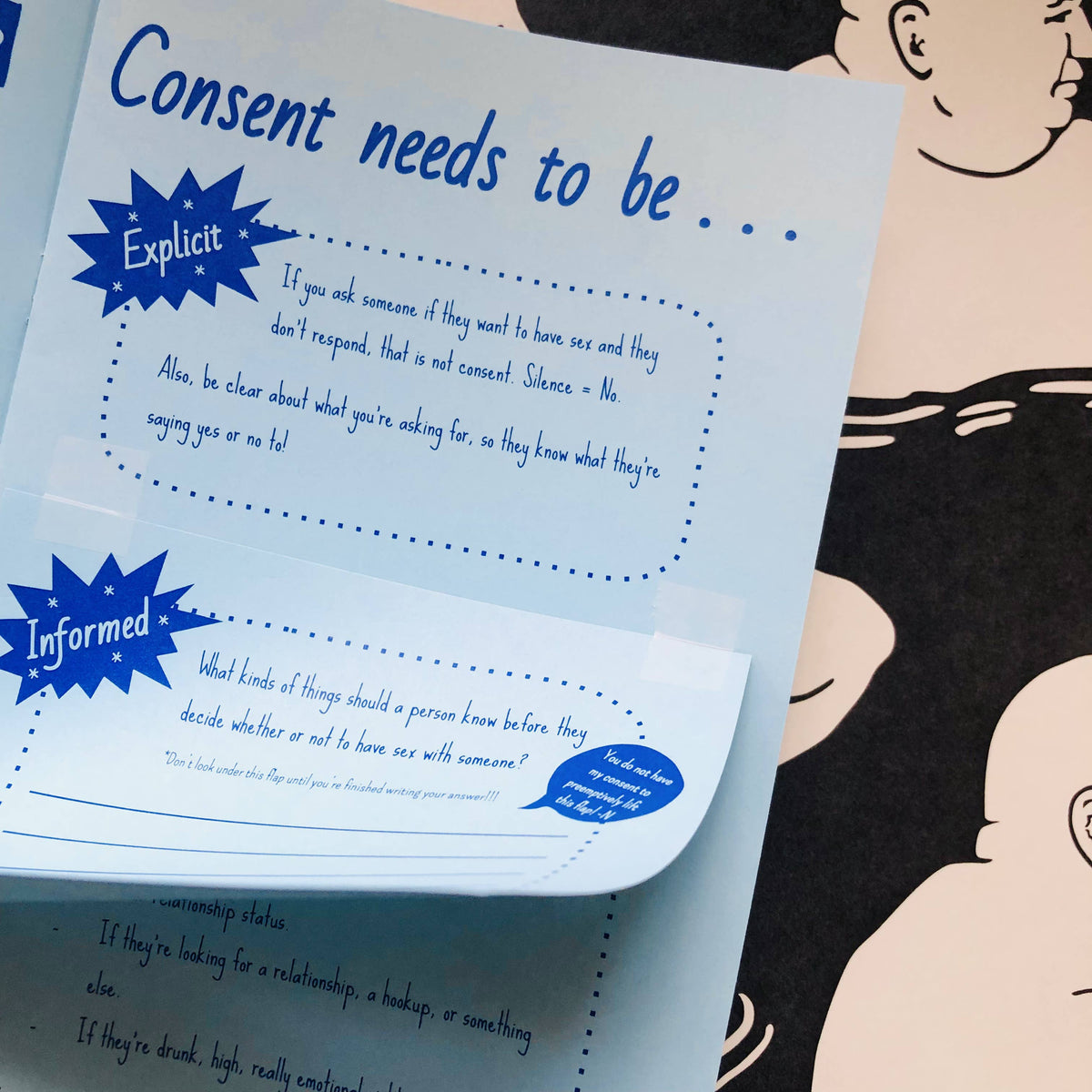 Handy Consent Booklet | Pleasure Centered Sex Education – Vortex Souvenir