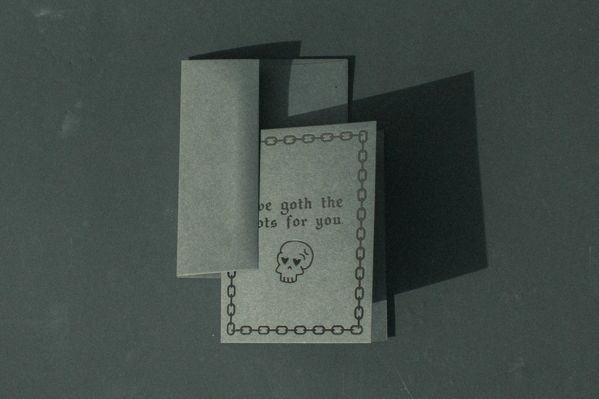 "I've Goth the Hots For You" Greeting Card – Vortex Souvenir
