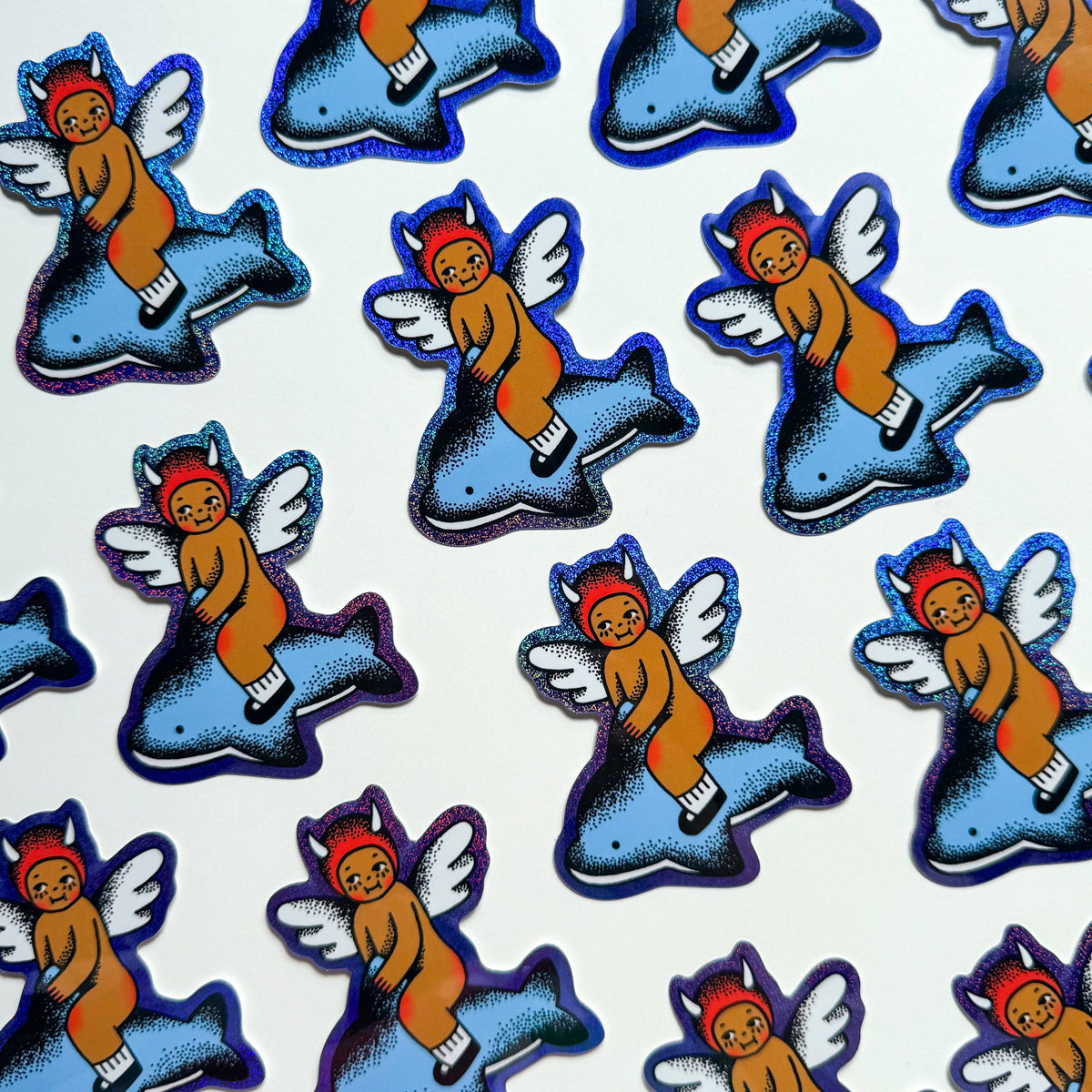 Dolphin Rider Sticker – Vortex Souvenir
