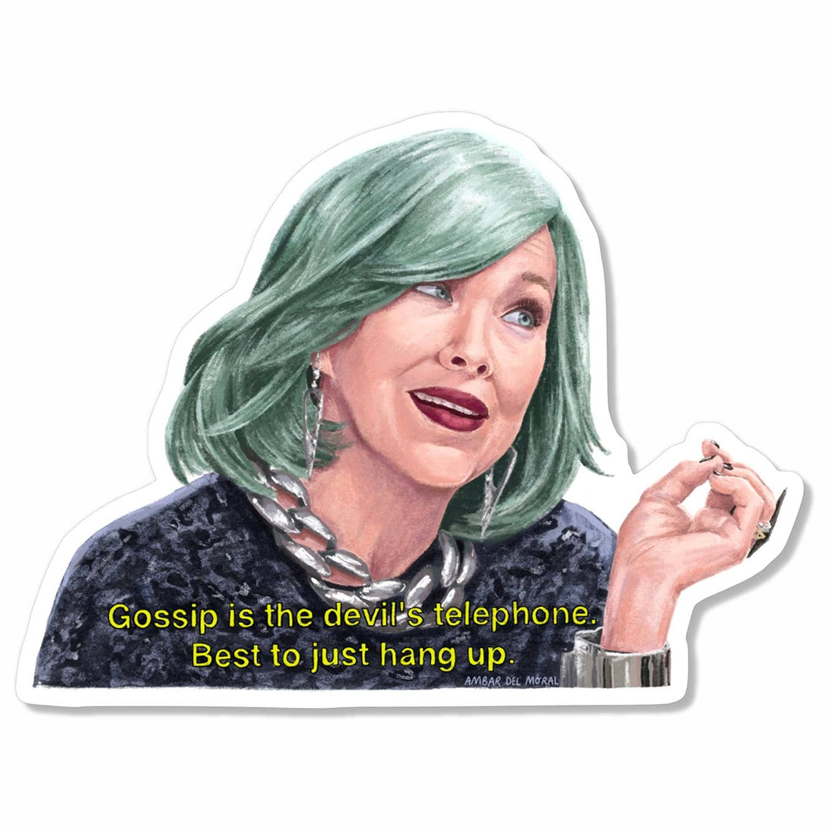 Moira Rose Schitt's Creek Sticker – Vortex Souvenir