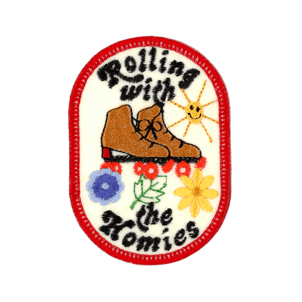 "Rolling With The Homies" Handmade Patch – Vortex Souvenir
