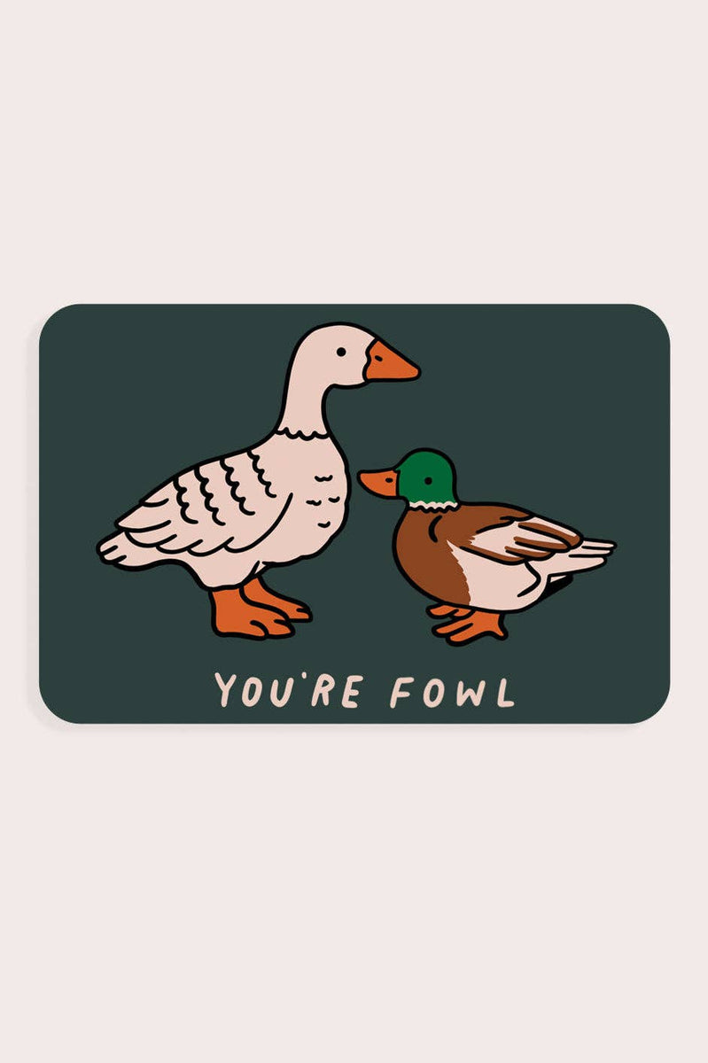 Fowl Sticker – Vortex Souvenir