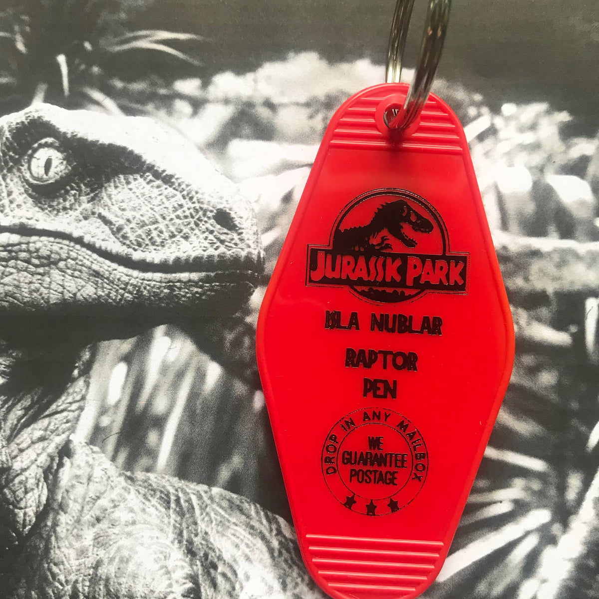 Motel Key Fob - Jurassic Park – Vortex Souvenir