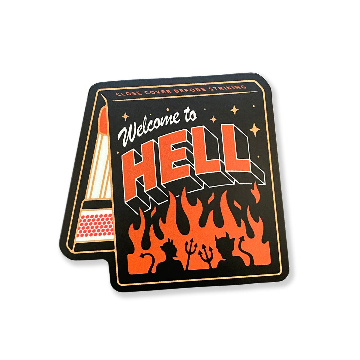 "Match Made in Hell" Sticker – Vortex Souvenir