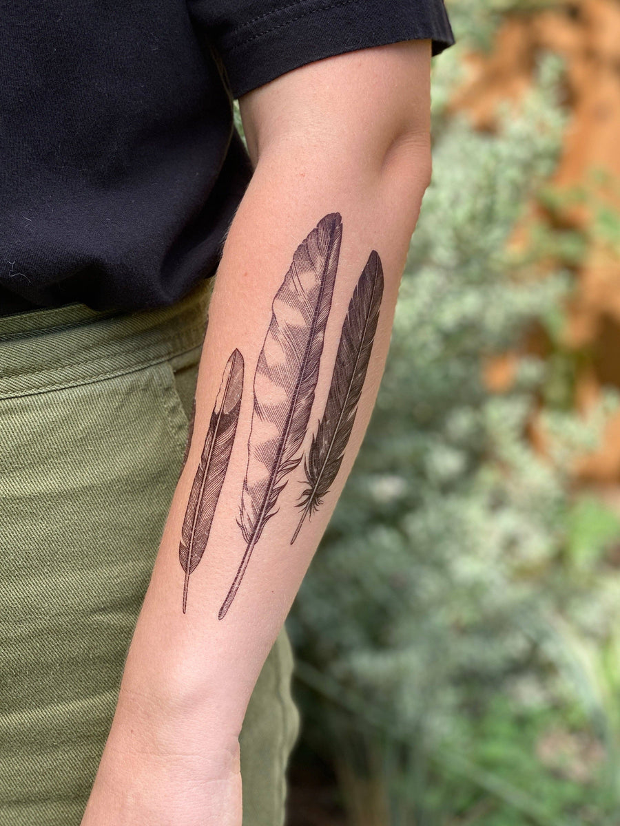 Feather Finds Temporary Tattoo – Vortex Souvenir