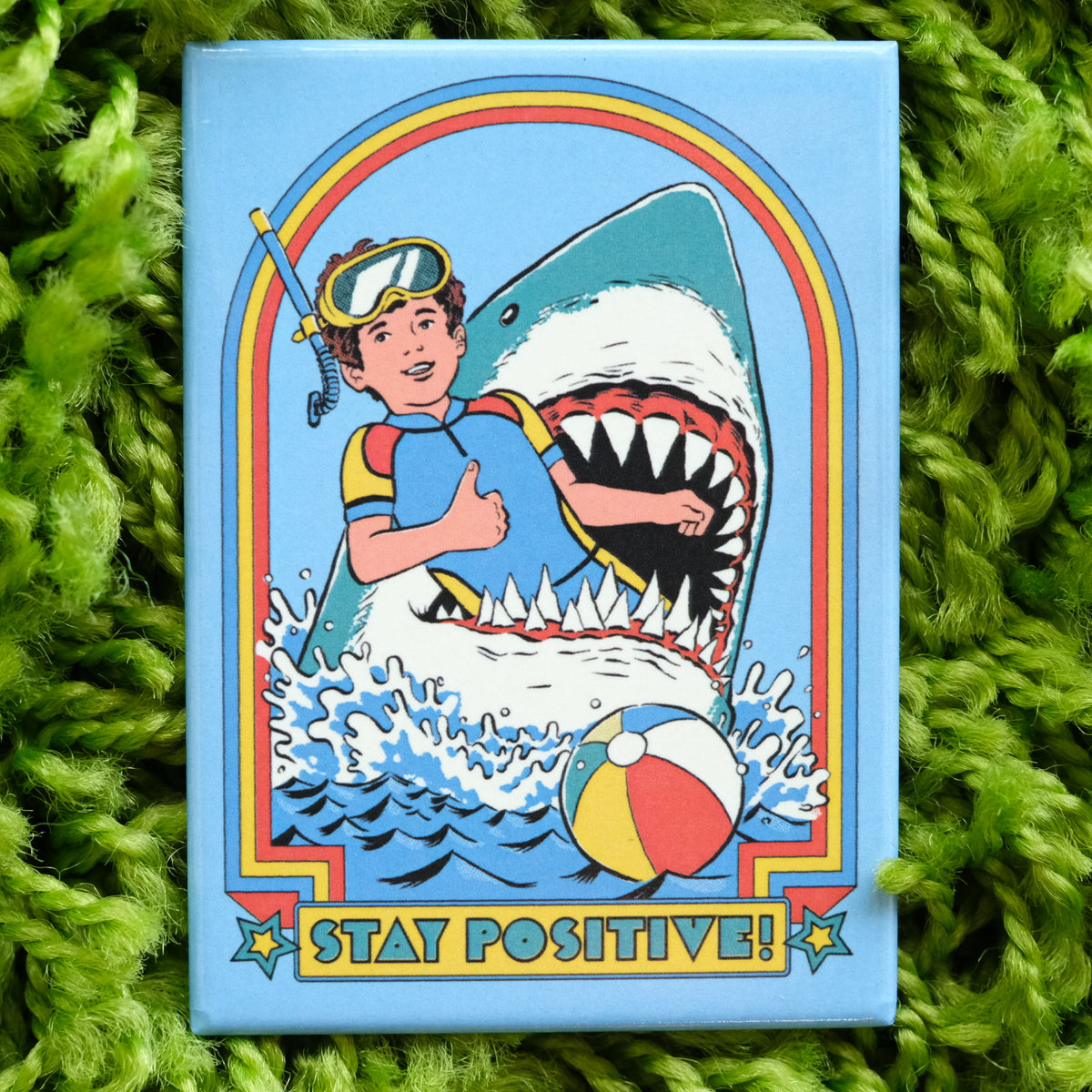 "Stay Positive" Magnet – Vortex Souvenir